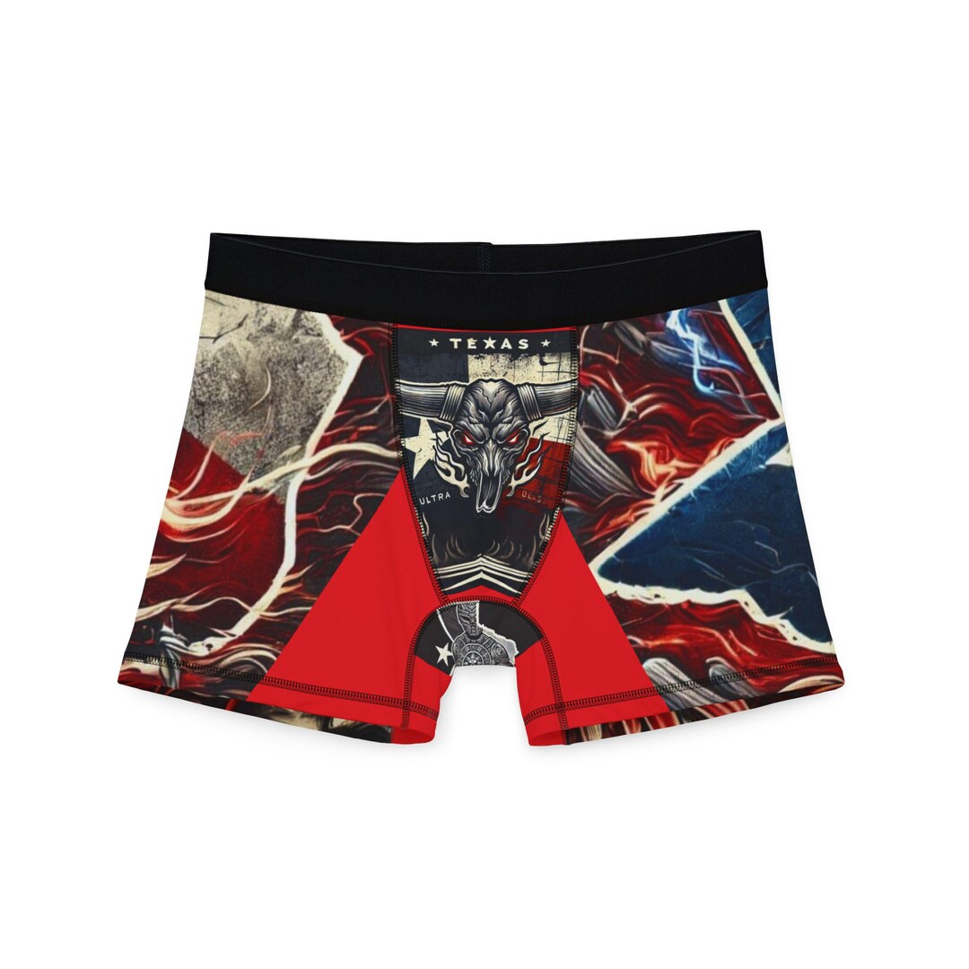 Texas Men's Boxers, Lone Star State Underwear, Cowboy Boxer Shorts ...