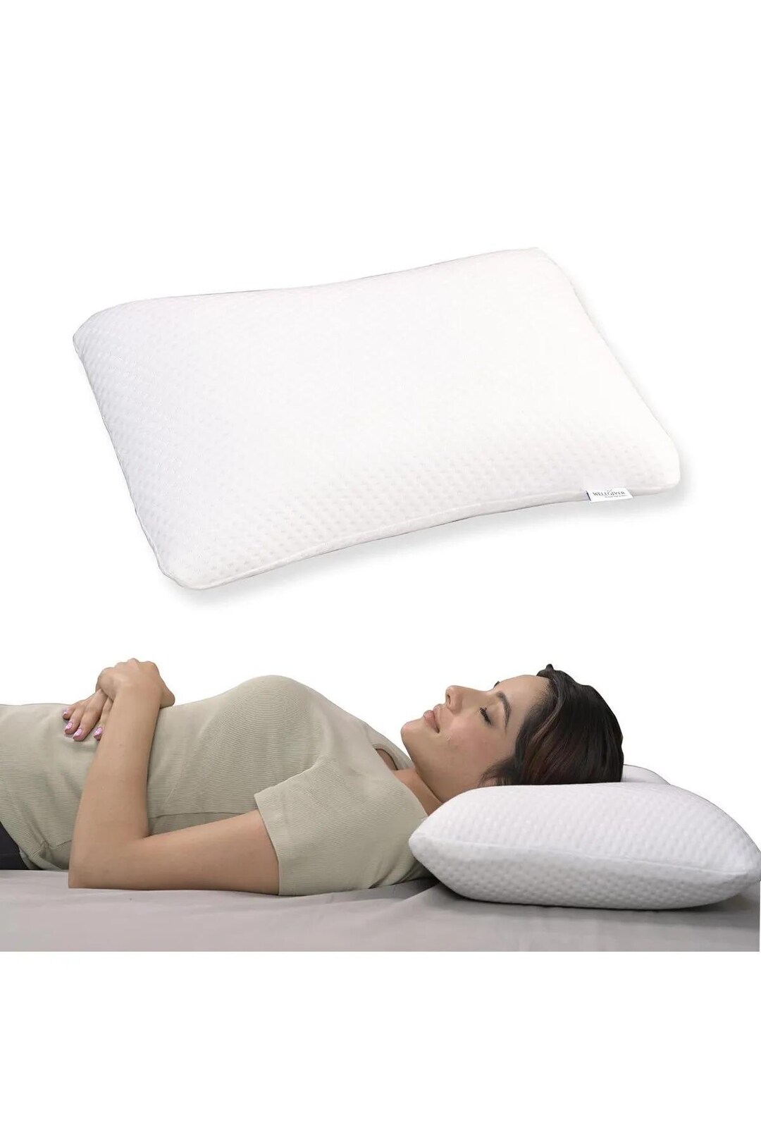 Orthopedic Visco Pillow Memory Foam Neck and Spine Support, Pillow for ...