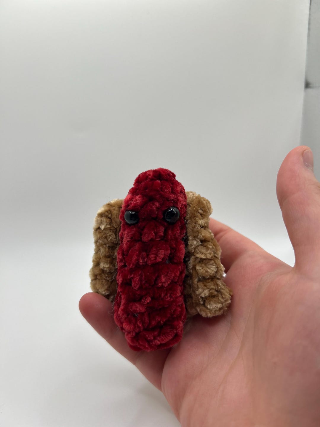 Mini Hot Dog Crochet - Keychain - Etsy