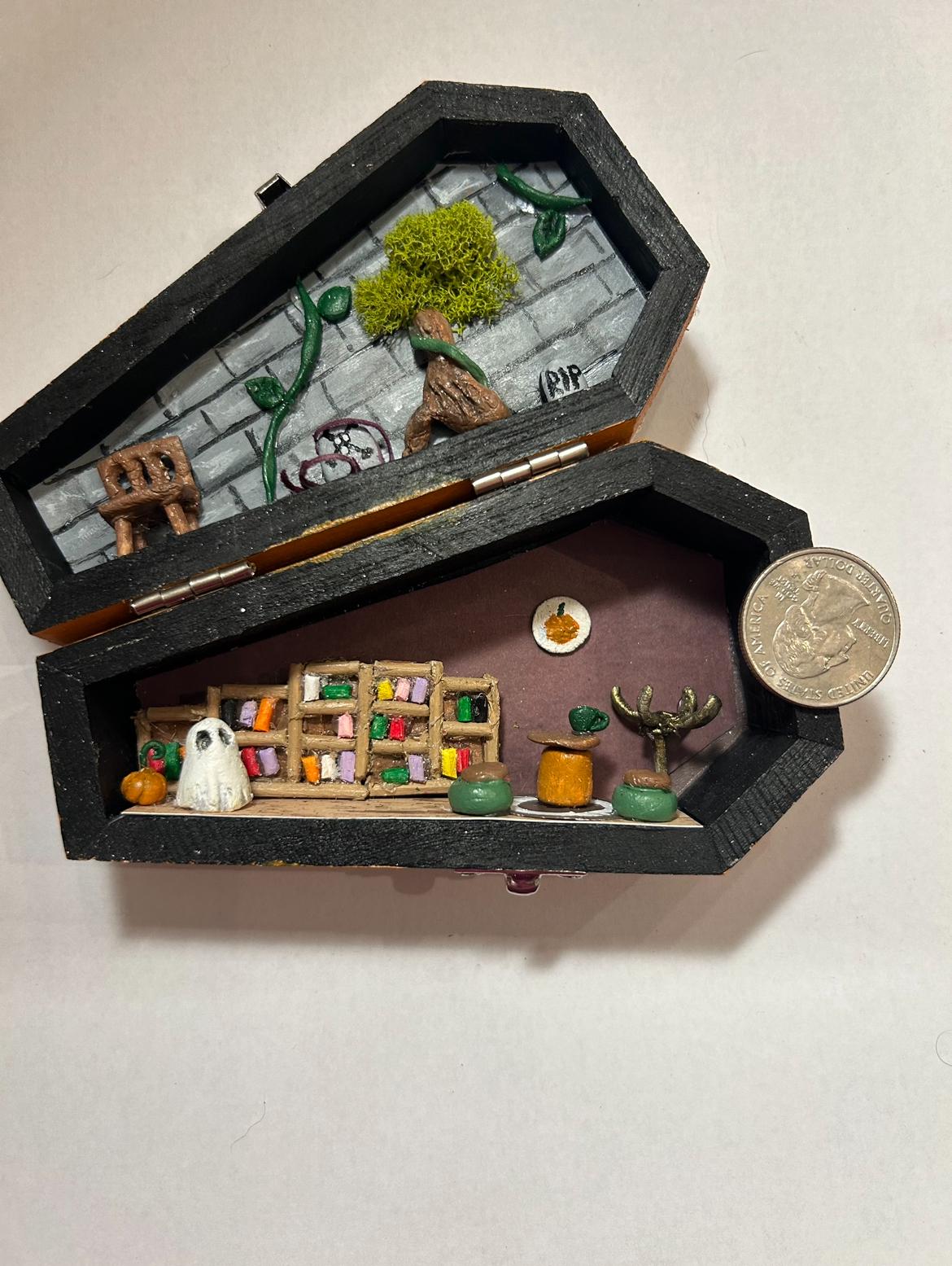 Music Themed Miniature Coffin Set - Etsy