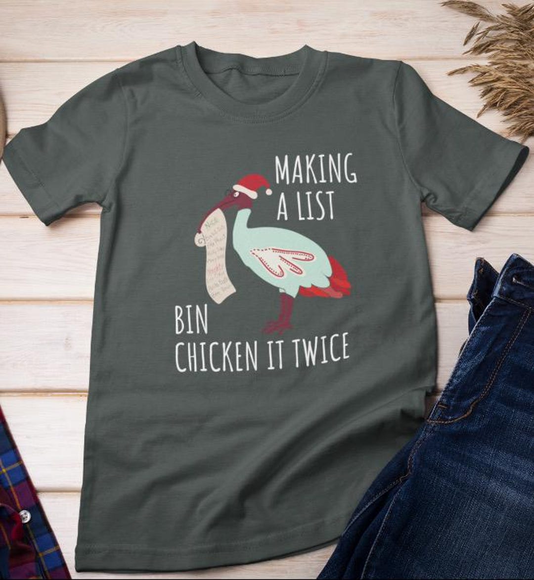 Bin Chicken Christmas, Australian Ibis Funny Shirt - Etsy