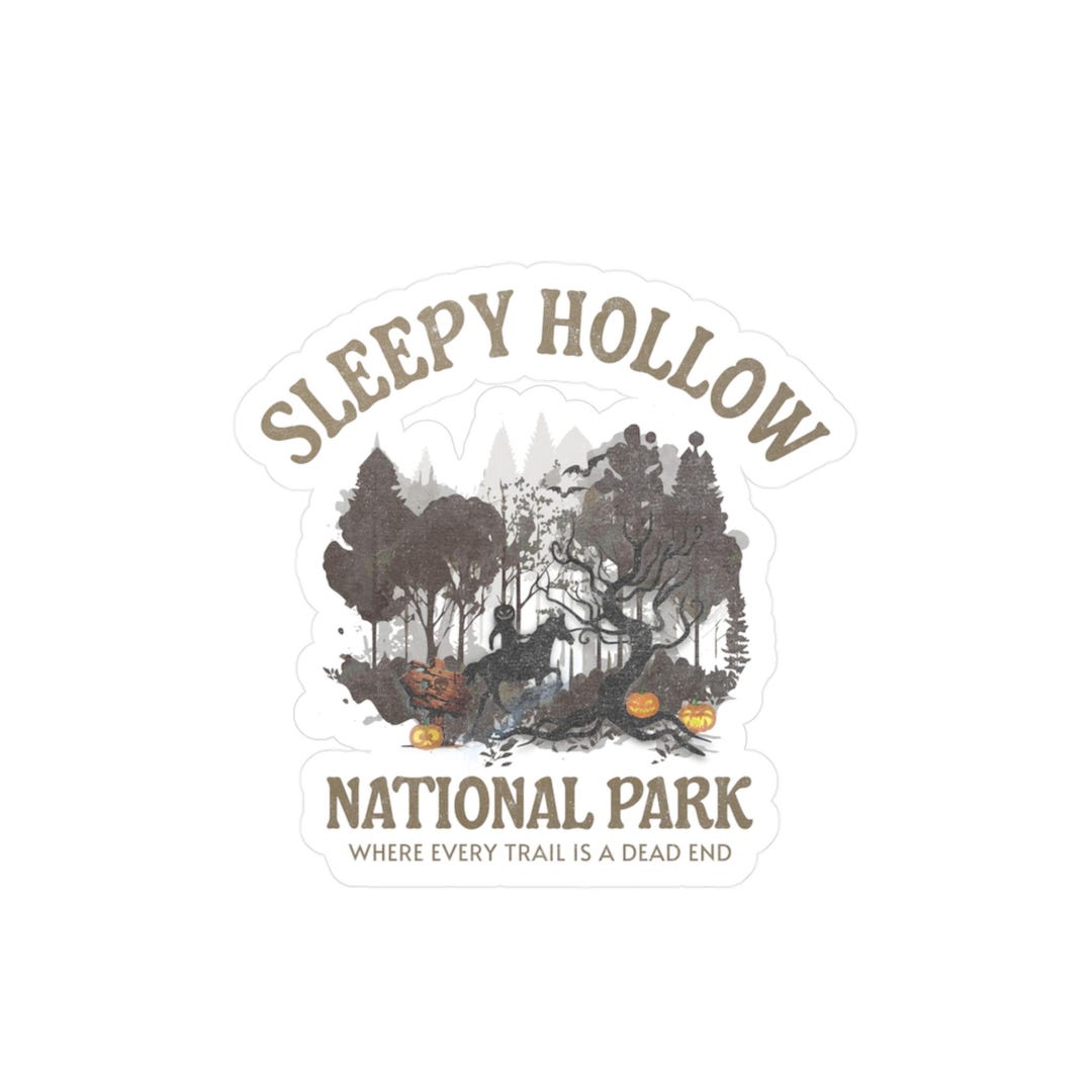 Sleepy Hollow Sticker, Sleepy Hollow National Park Vinyl Decal ...