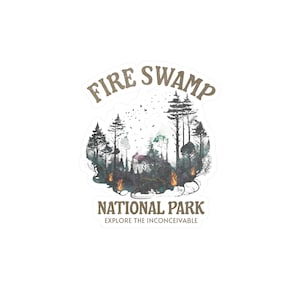 Princess Bride Sticker, Fire Swamp National Park Vinyl Decal - Etsy