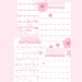 2025 Sakura Calendar, 2025 Printable Calendar, 2025 Cherry Blossoms ...