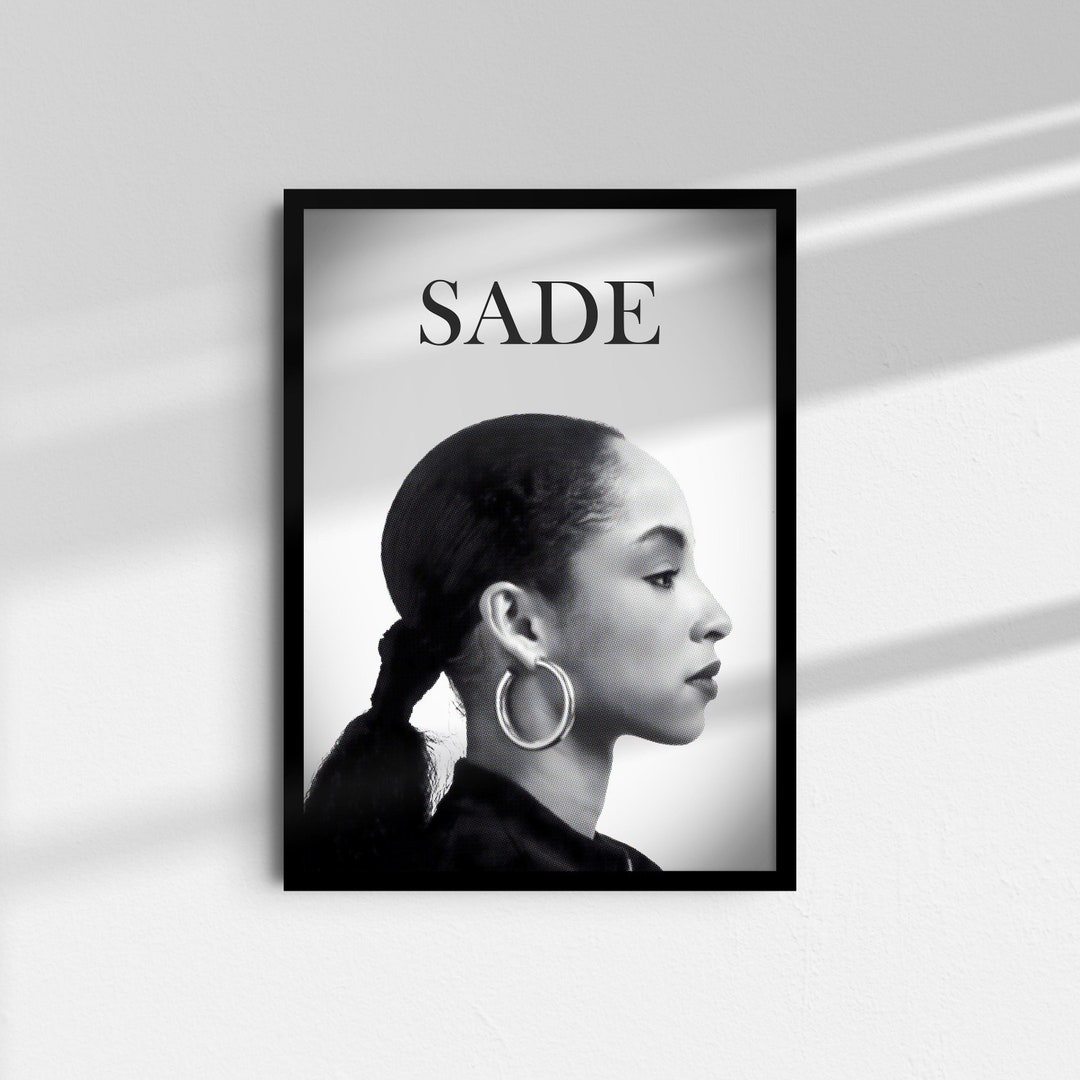 Sade Poster Sade Wall Art Album Cover Poster Vintage Sade Print Sade ...