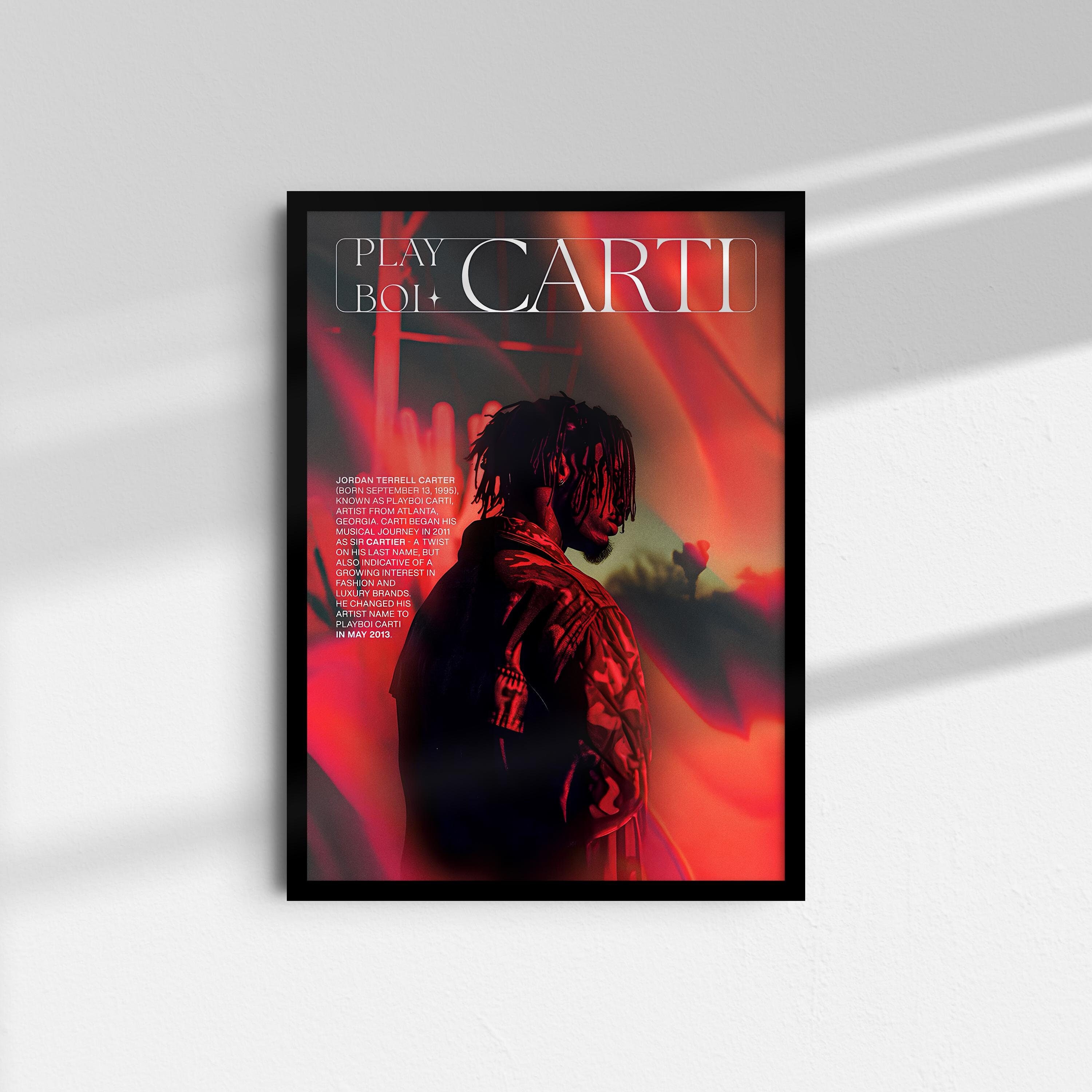 Playboi Carti Poster Playboi Carti Wall Art Playboi Carti Poster Print ...