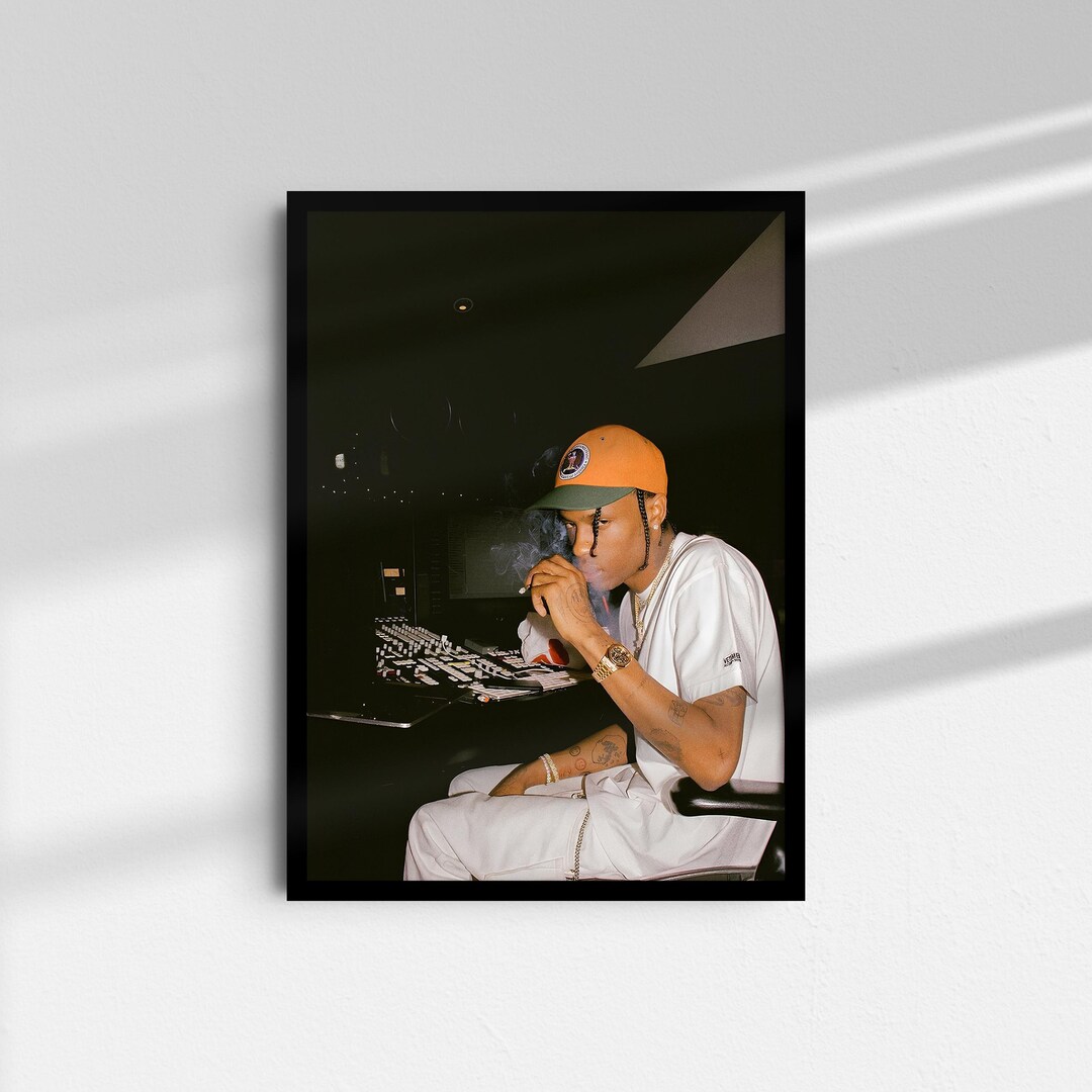 Travis Scott Poster Travis Scott Wall Art Aesthetic Poster Hip-hop ...