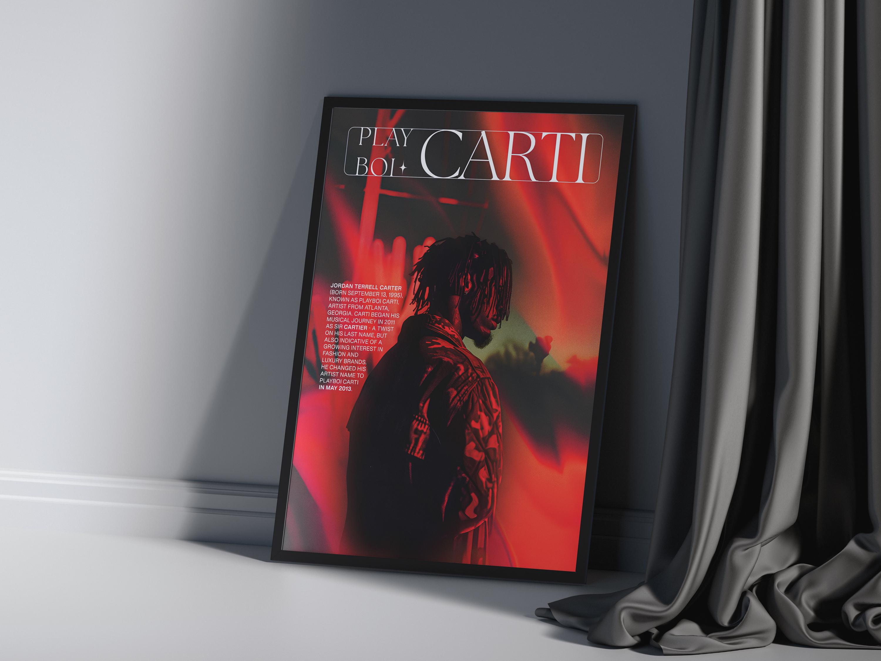 Playboi Carti Poster Playboi Carti Wall Art Playboi Carti Poster Print ...