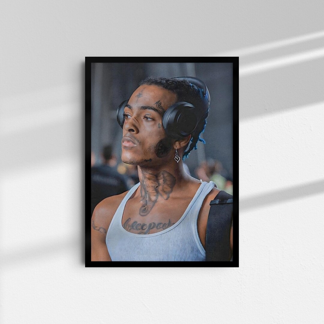 XXXTENTACION Poster XXXTENTACION Wall Art Rapper Wall Art Rap Artist ...