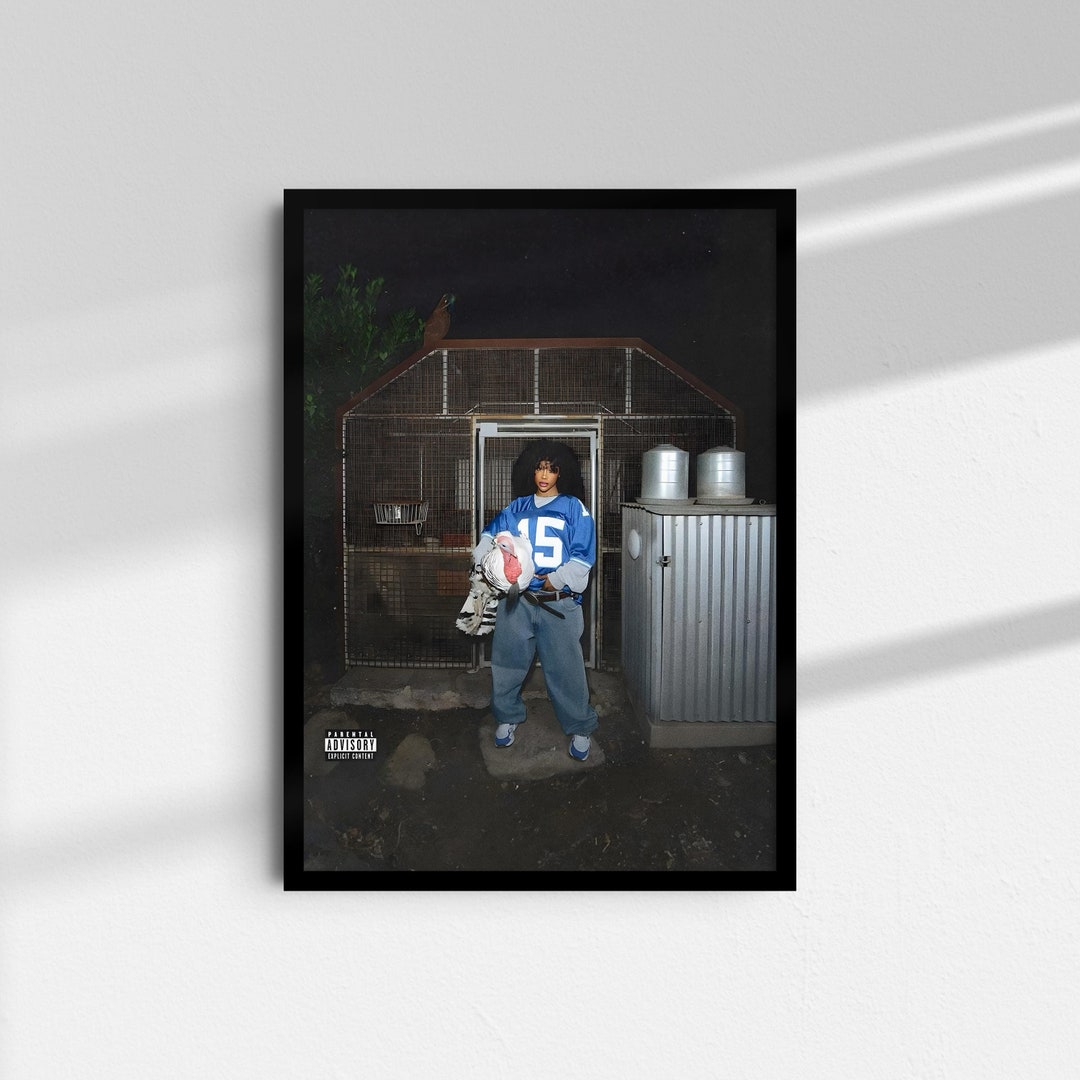 Sza Poster Sos Deluxe Album Poster Sza Wall Art Rap Artist Poster Album ...