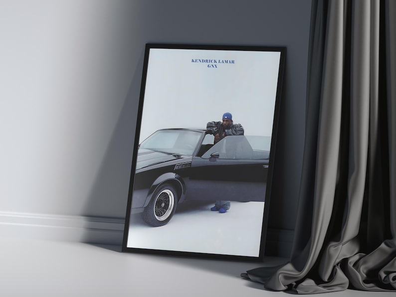 Kendrick Lamar GNX Poster GNX Album Poster Print Kendrick Lamar Wall ...