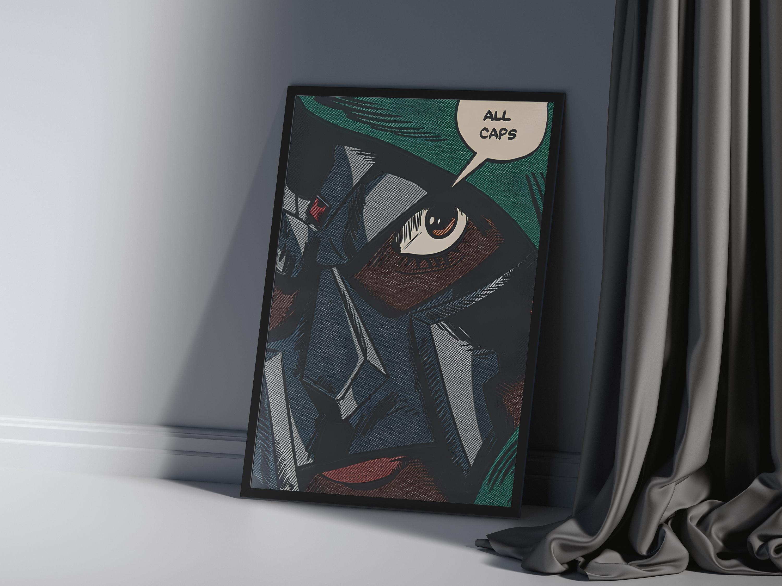 MF Doom Poster MF Doom All Cap Poster Madvillain Metal Face Poster MF ...