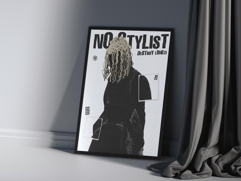 Destroy Lonely Poster No Stylist Album Poster Destroy Lonely Wall Art ...