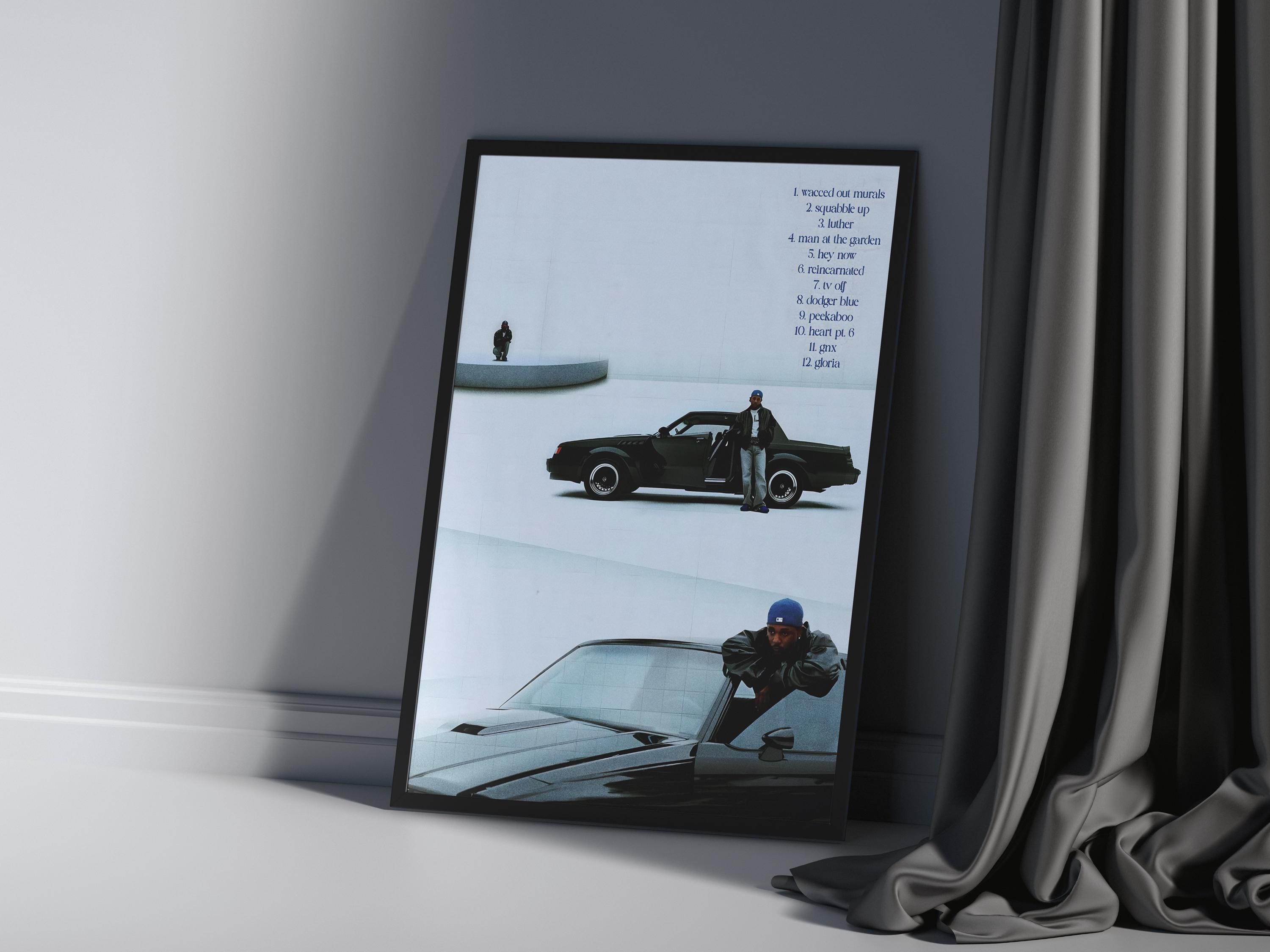 Kendrick Lamar GNX Poster Kendrick Lamar Wall Art GNX Album Poster ...