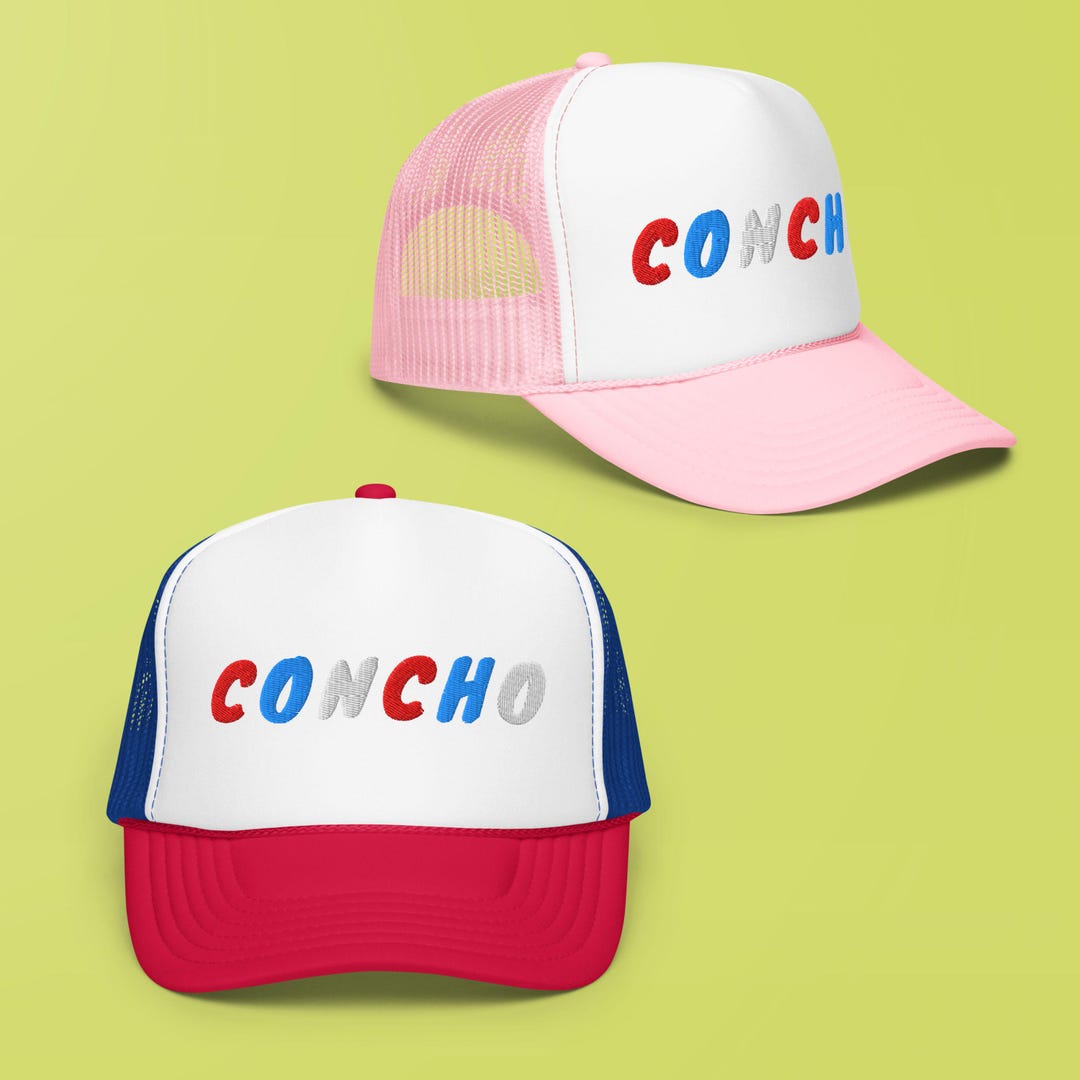 Puerto Rico Concho Trucker Hat: Bad Bunny Dbtm Tour Gift - Etsy