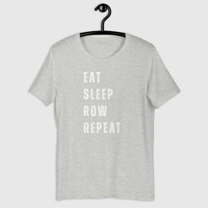 Funny Rowing Shirt, Eat Sleep Row Repeat Tshirt for Rowers, Gift for ...