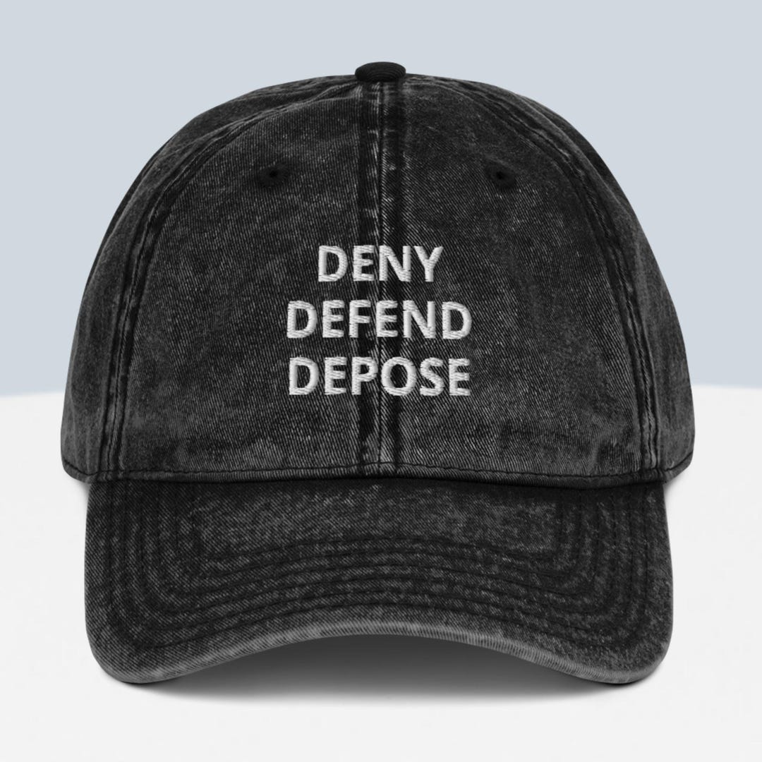 Deny Defend Depose Hat Political Vintage Wash Cap for People Over ...