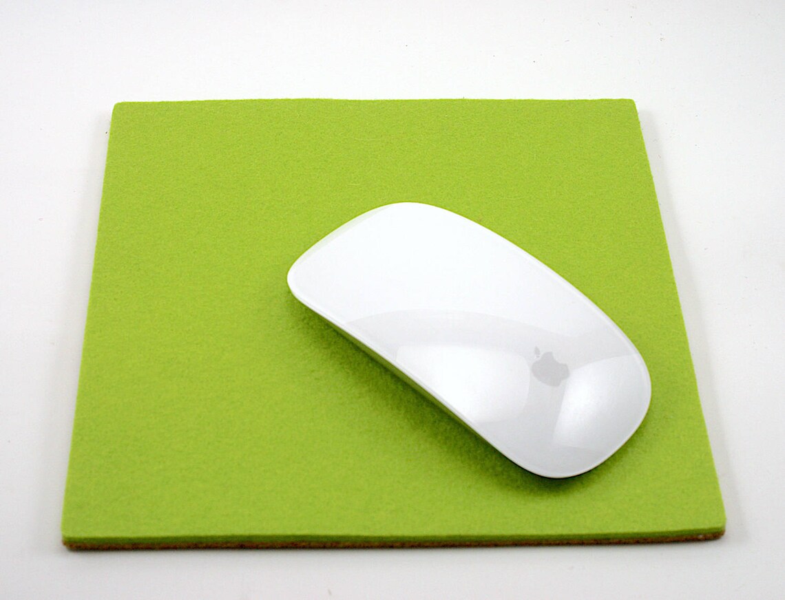 7 Inch Square Wool Felt Mouse Pad 3mm Thick Modern Mousepad - Etsy