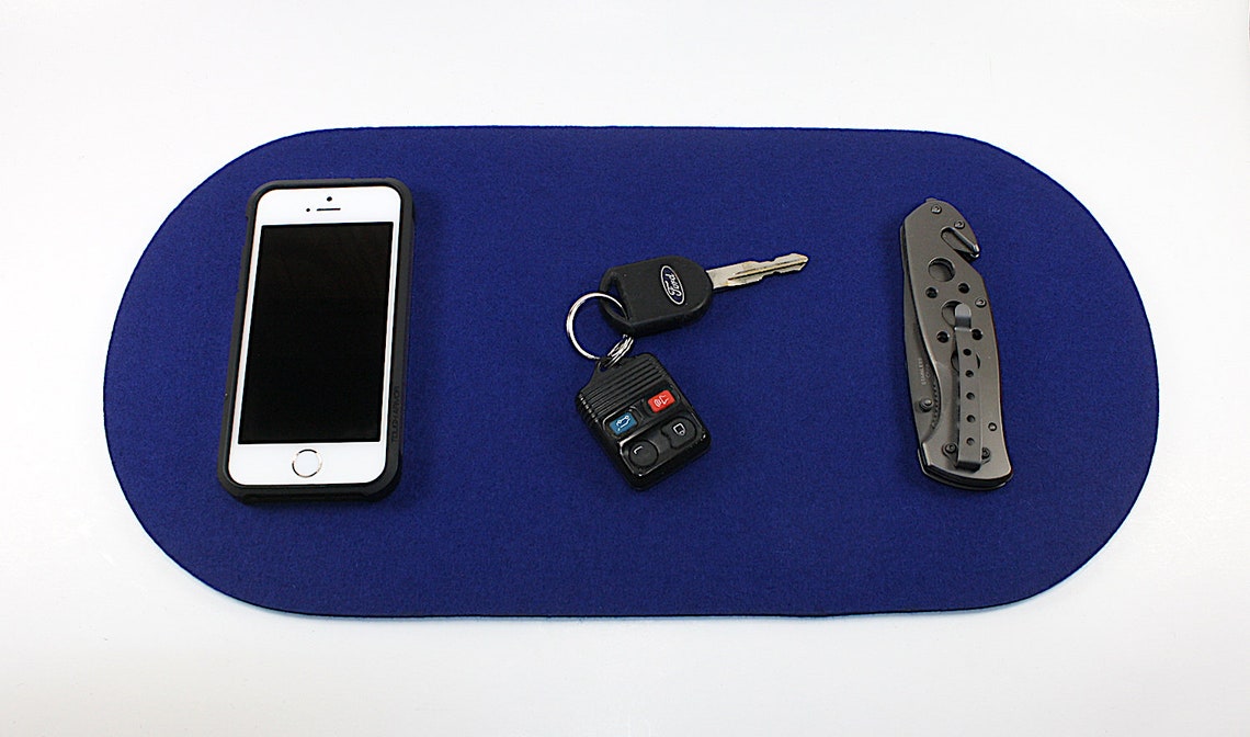 Wool Felt Valet Mat EDC Landing Pad Table Protector | Etsy
