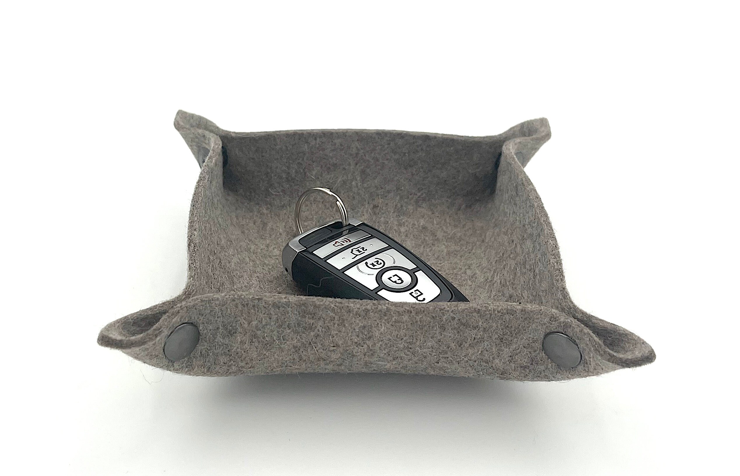 Merino Wool Felt Travel Valet Tray Collapsible Traveller Gift - Etsy