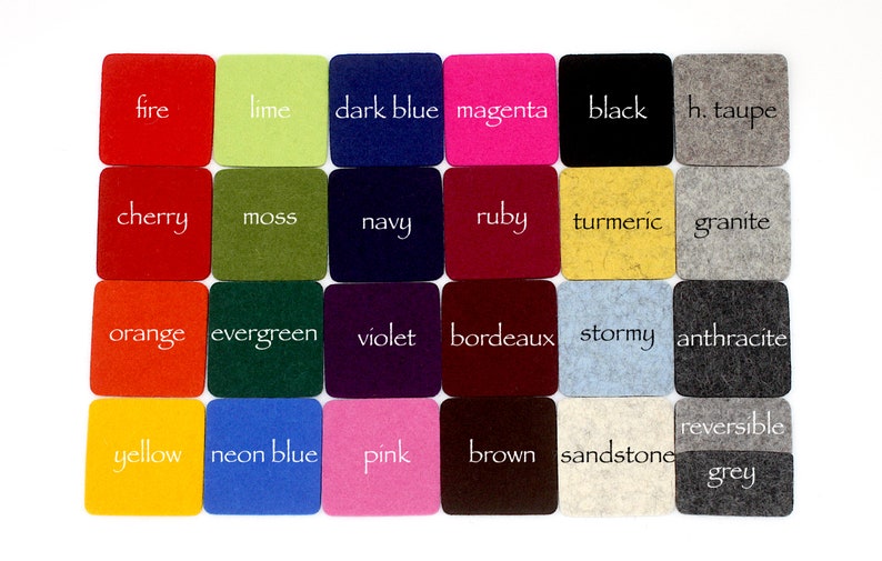 Hexagon Wool Felt Mouse Pad - Etsy