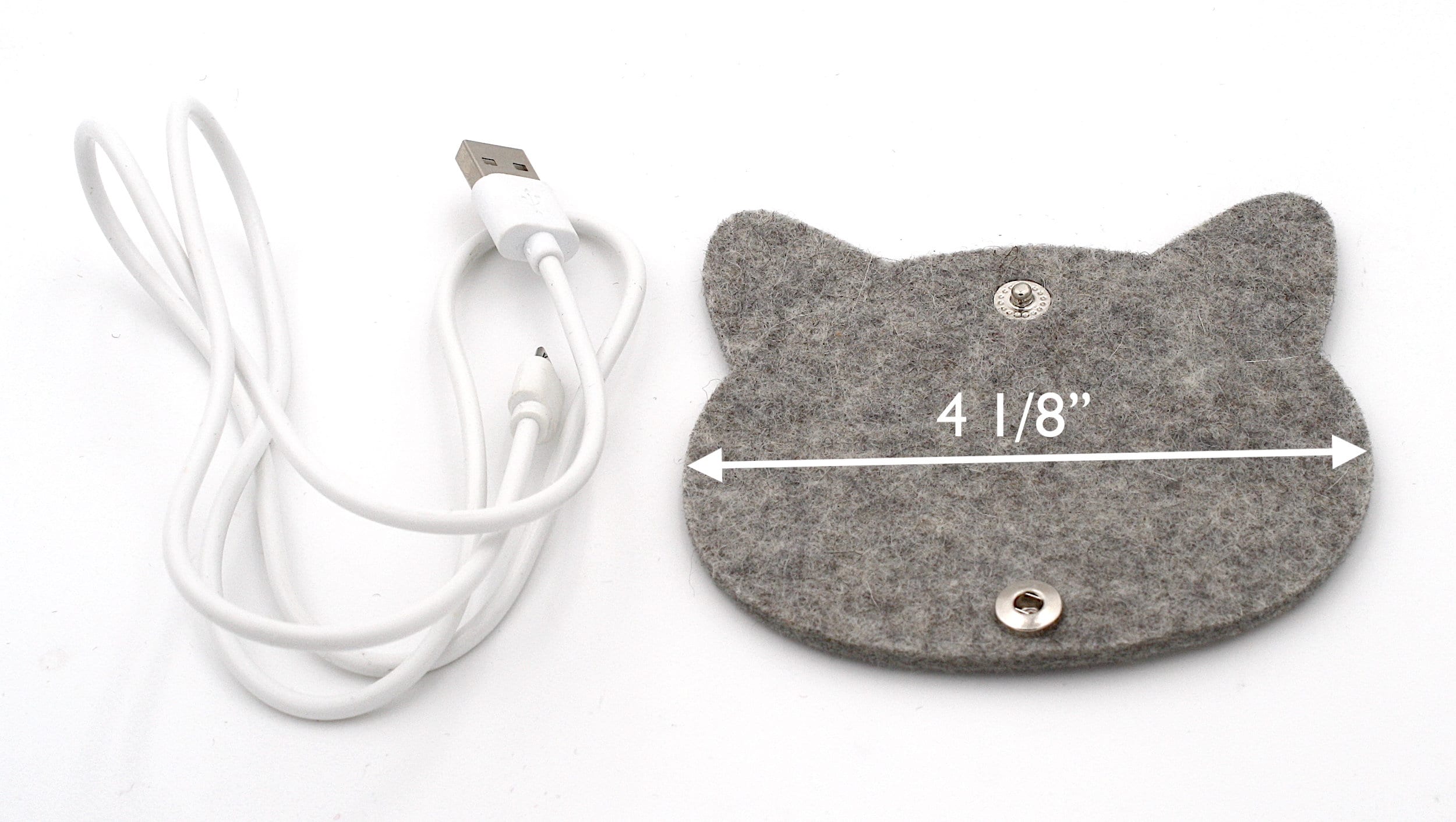 Cat Head Cord Keeper, Merino Wool Felt Cable Organizer - Etsy