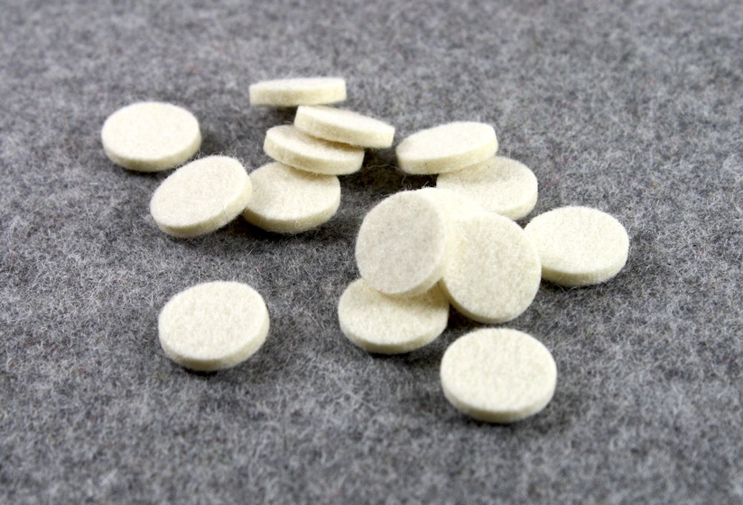 Essential Oil Diffuser Felt Refill Pads Round Circles Fits 17mm ...