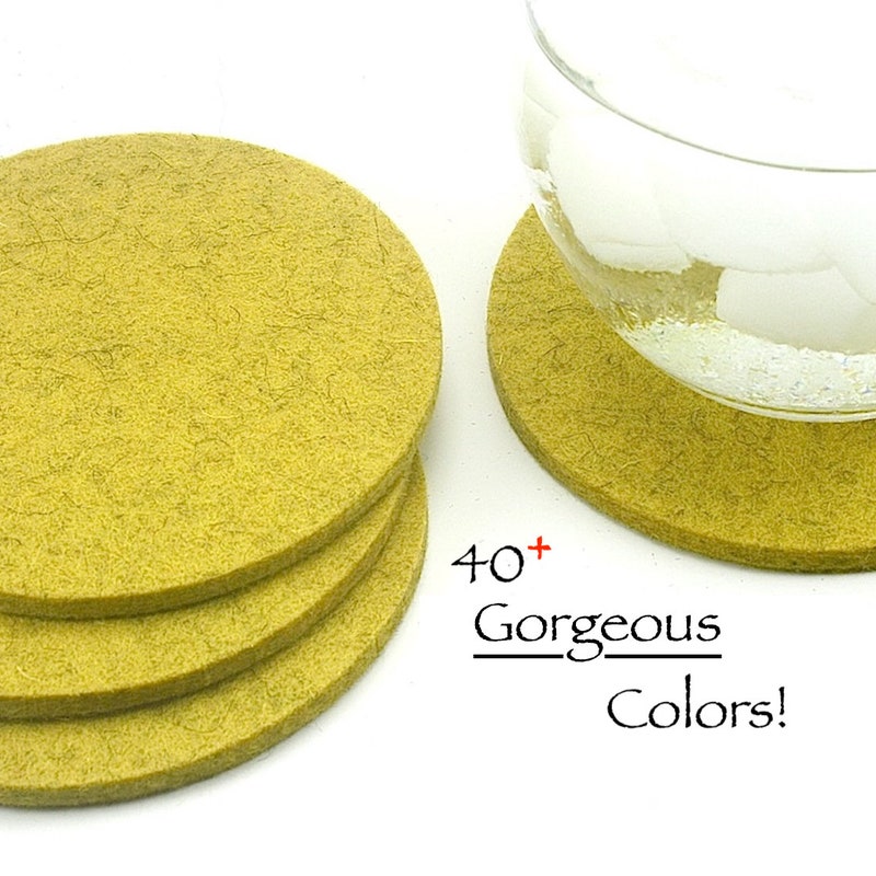 Felt Coasters Sets - Etsy