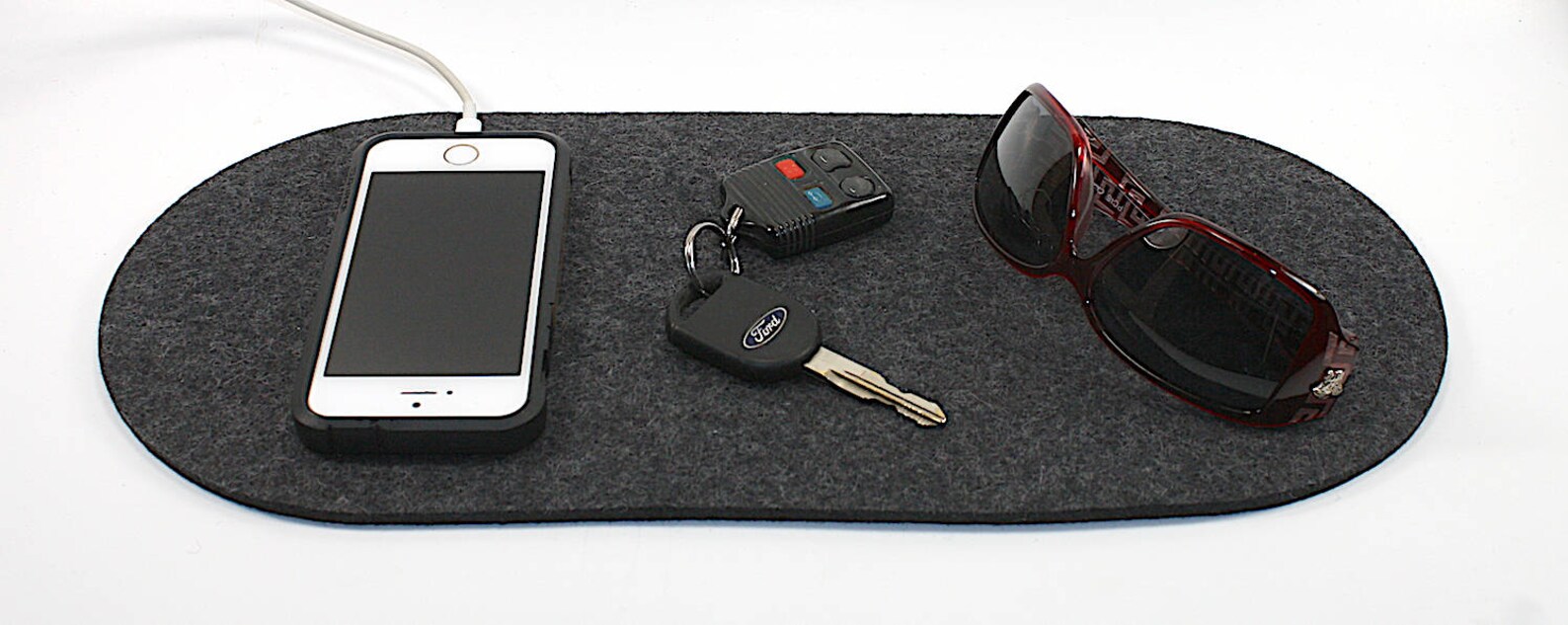 Wool Felt Everyday Carry Landing Pad Phone Mat EDC Valet Tray - Etsy