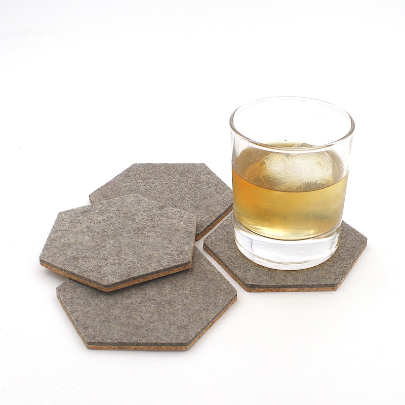 Hexagonal Coasters - Etsy