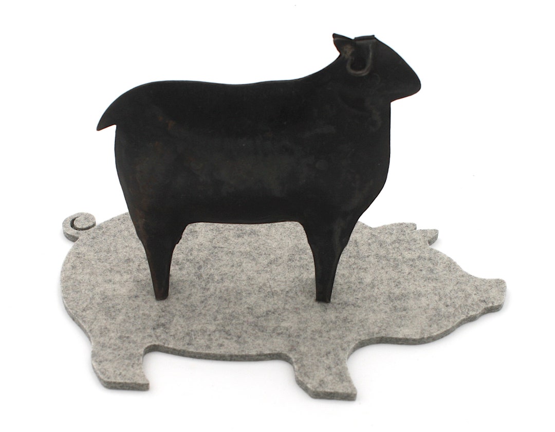 Pig Merino Wool Felt Trivet Pot Holder Hot Pad - Etsy