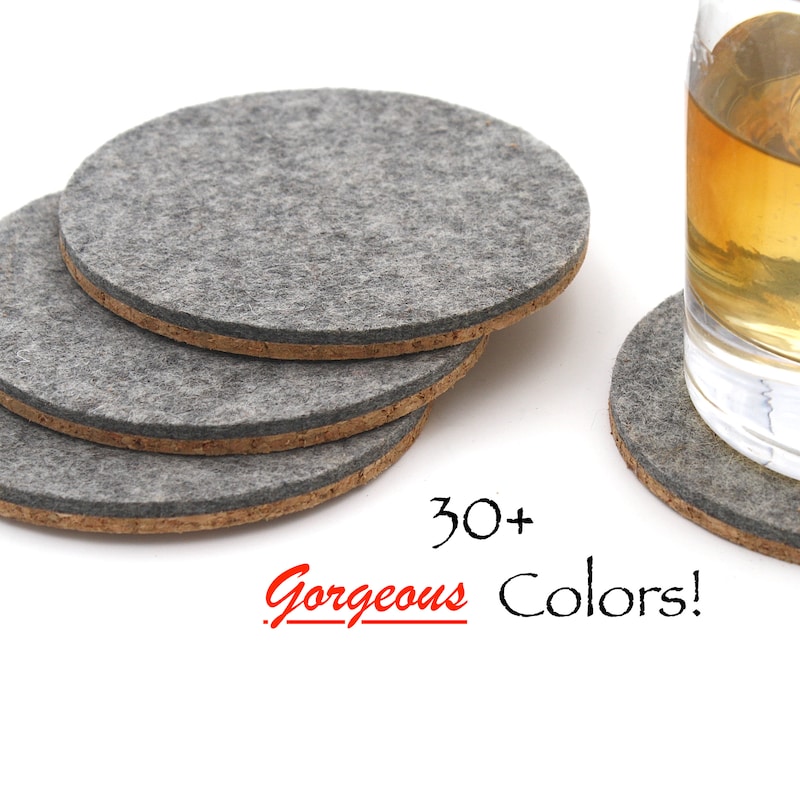 Custom Coaster Cork Back - Etsy