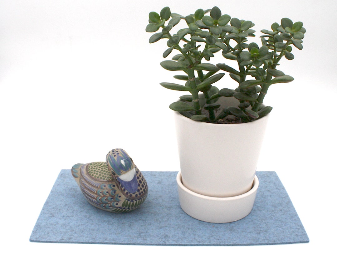 Wool Felt Table Pad: Nightstand Decor, Table Protector (7.75" X 14.25 ...