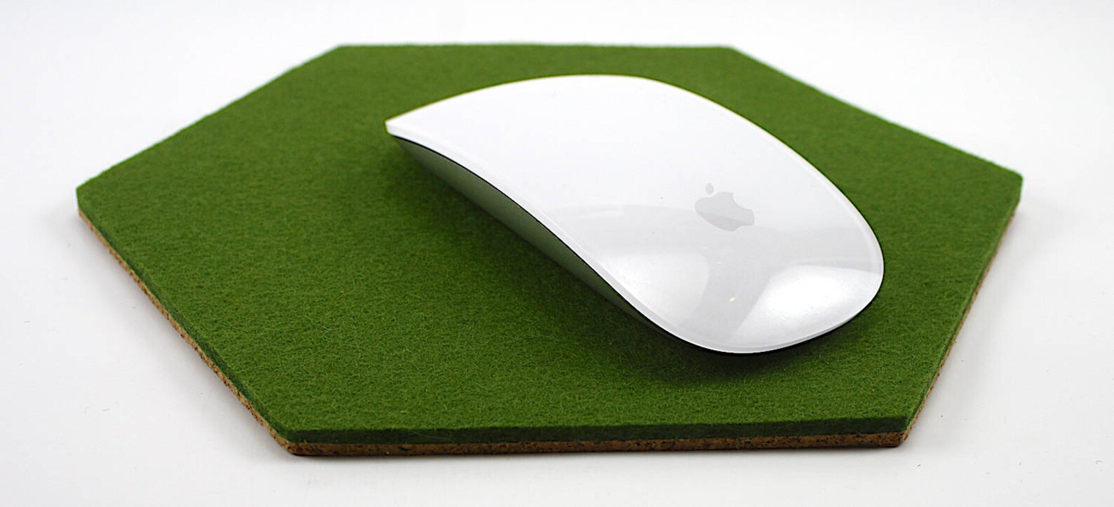 Hexagon Wool Felt Mouse Pad 3mm Thick Mousepad Mouse Mat | Etsy