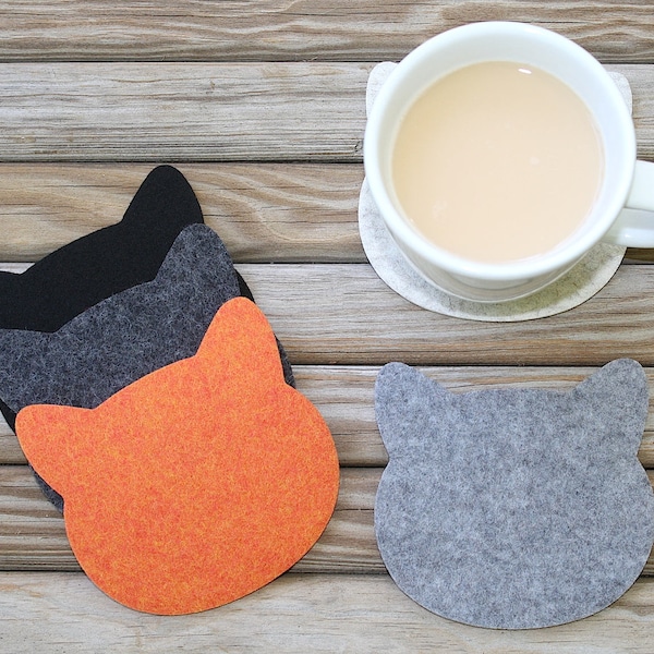 Felt Cat - Etsy