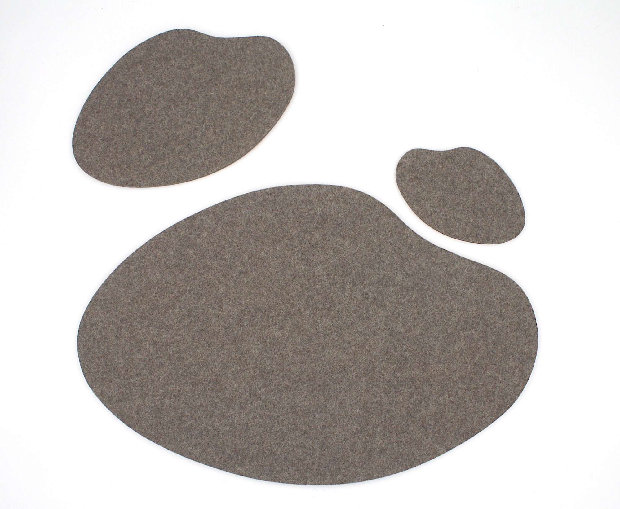 Secret Pond Wool Felt Placemat- Mid Century Modern 5mm Thick - Etsy