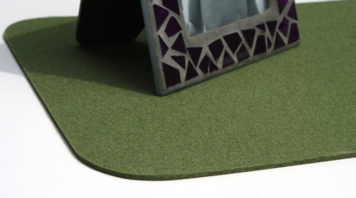 9.25 x 13 Rectangle Felt Mat 3mm Thick Wool Felt | Etsy