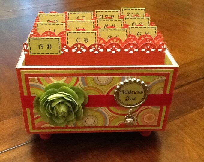 Handmade Address / Telephone Box in Stock Ready to Ship - Etsy