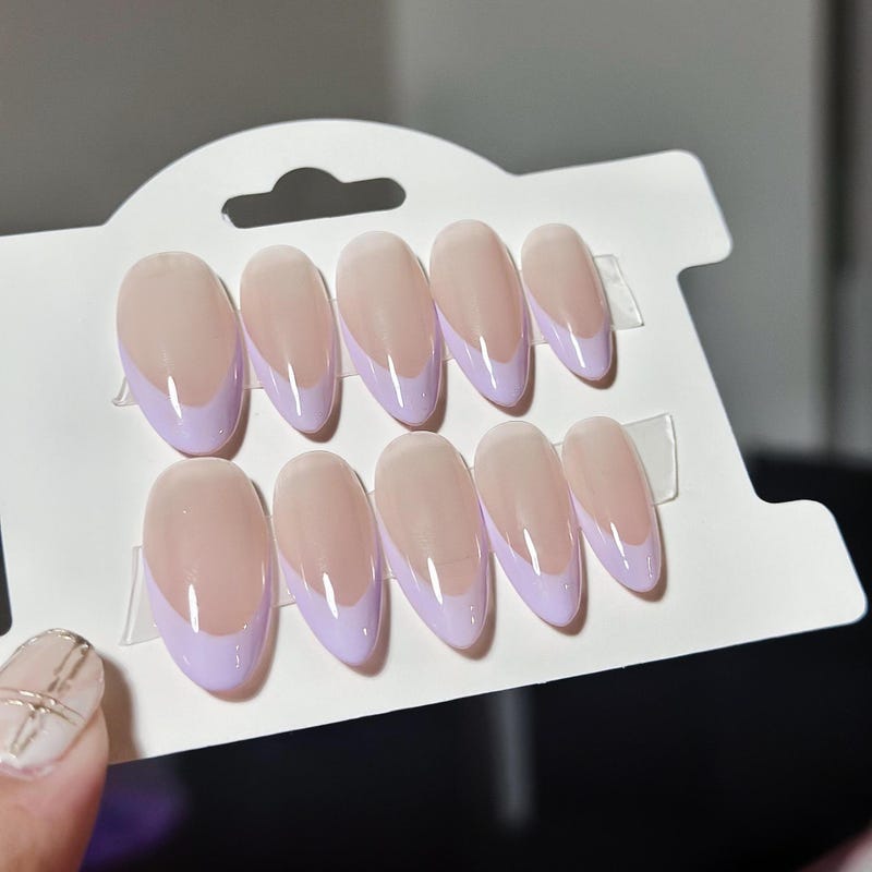 Short Almond Press on Nails - Etsy