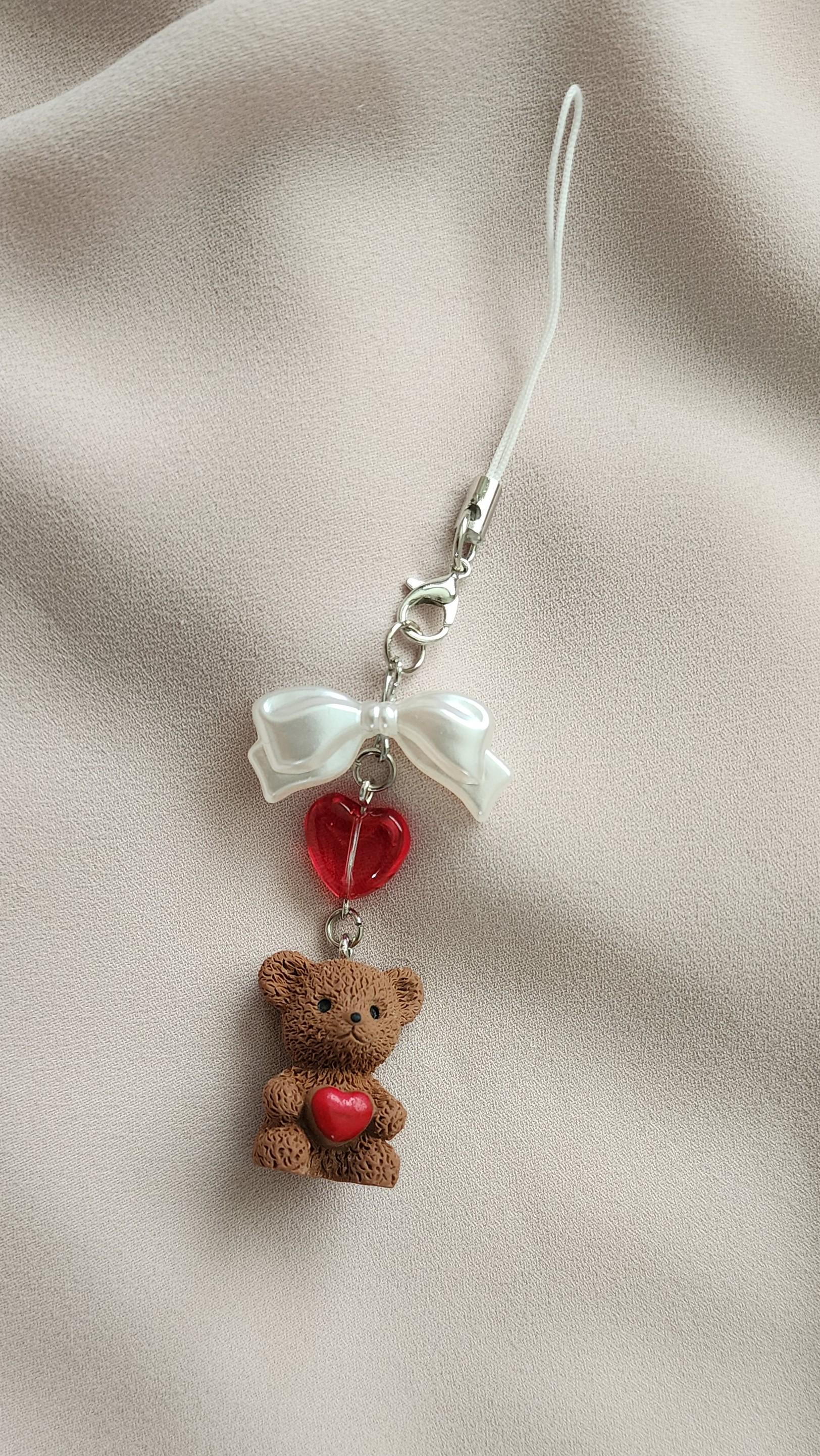 Teddy Bear Charms/cute Bear Charm/kawaii Charms/tablet Charms/camera ...