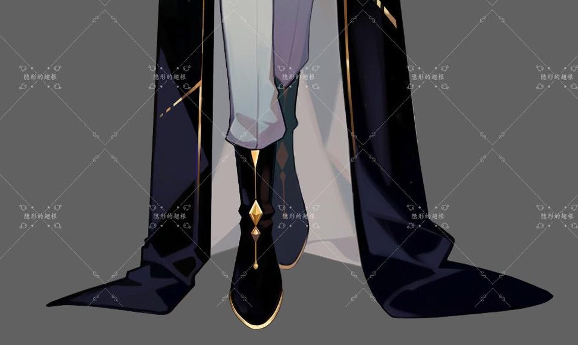 Male Vtuber Live2d Model Base – Fully Layered PSD With Separated Skin ...