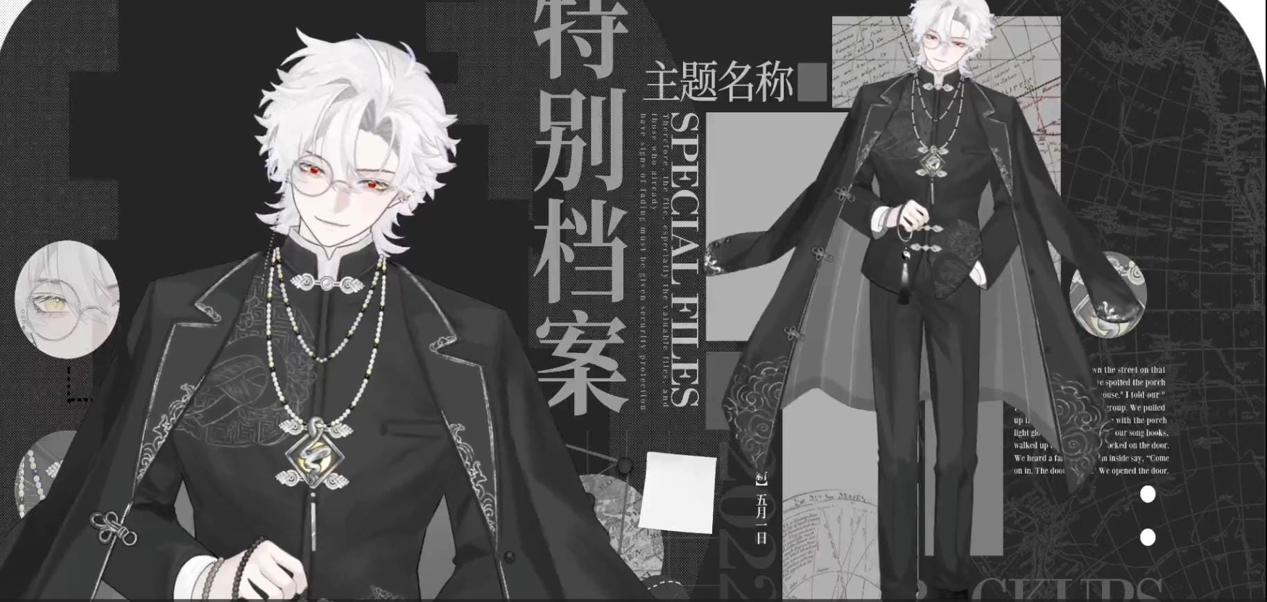 Dorian - Six Outfit Live2d Vtuber Model - Vtube Studio, Vbridger - Etsy