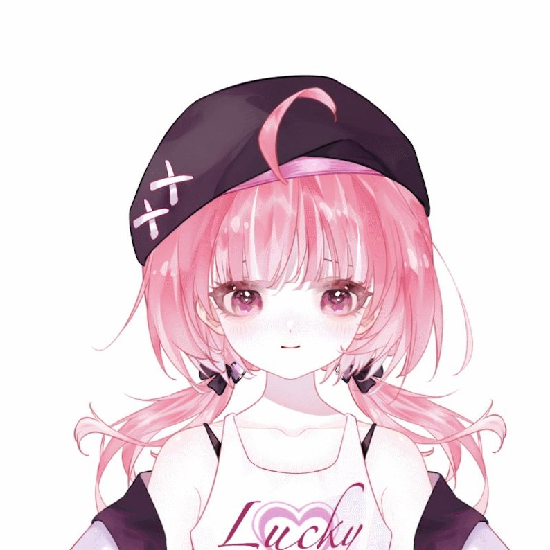 Pink Hair Vtuber Model – Live2d, Fully Rigged for Vtube Studio - Etsy