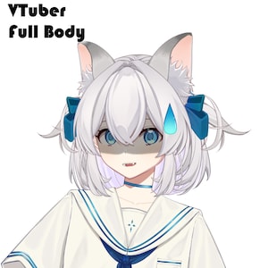 Modelo Vtuber live2d - Gatita linda / uso comercial / lista para usar ...