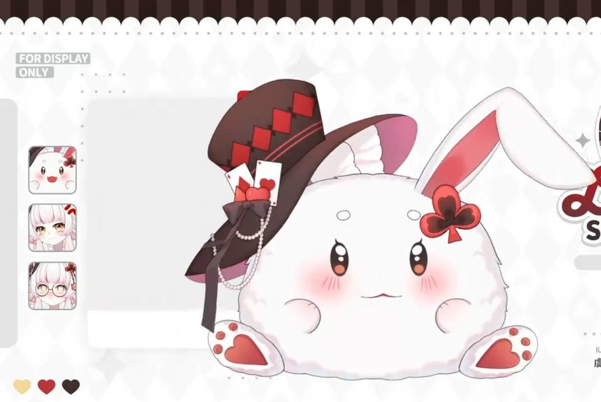 Magic Bunny Vtuber Model | Rigged 2D Live2d Avatar - Etsy