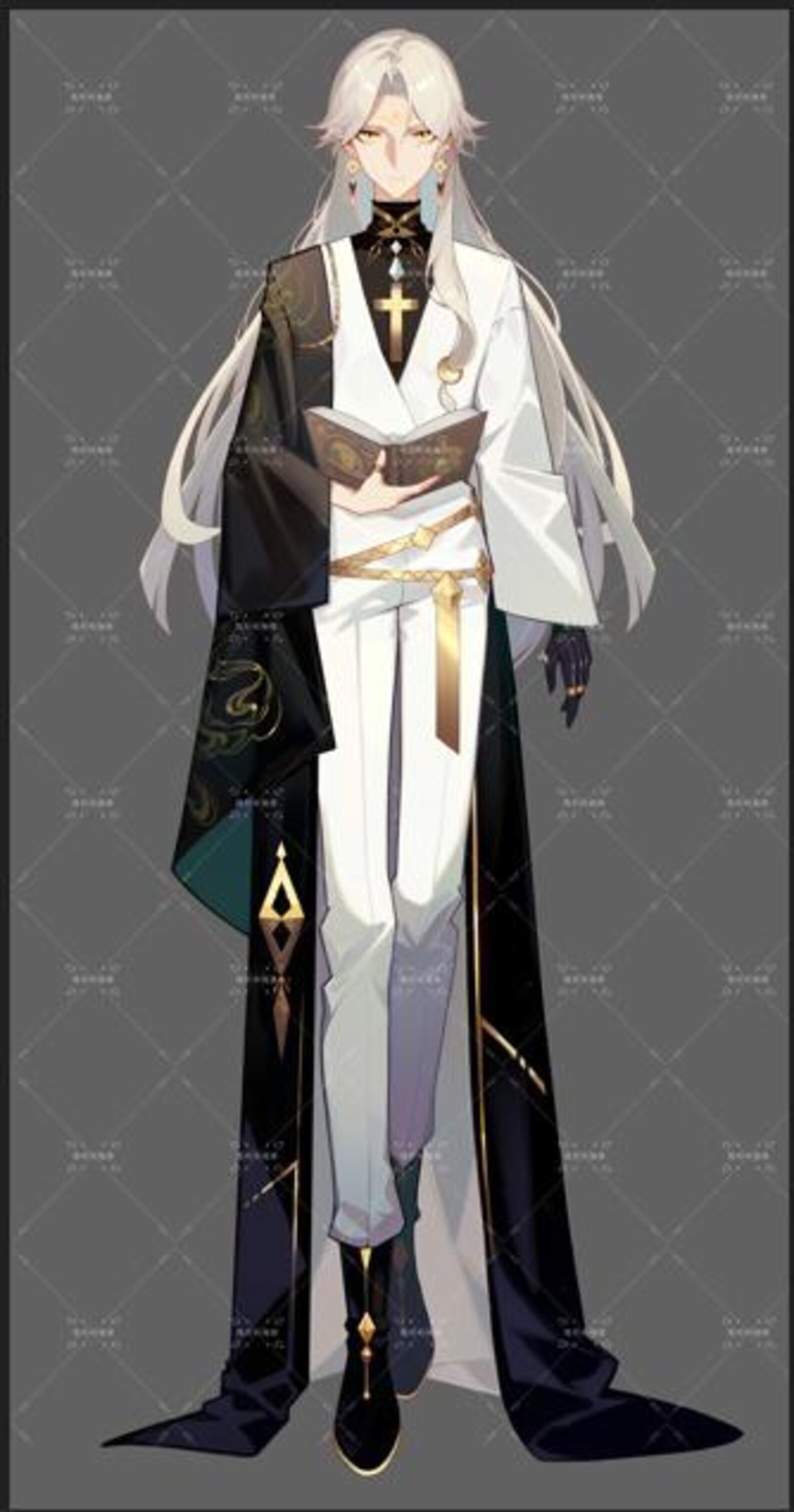 Male Vtuber Live2d Model Base – Fully Layered PSD With Separated Skin ...