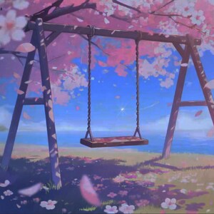 Animated Sakura Tree Vtuber Background – Cozy Anime Stream (MP4) - Etsy