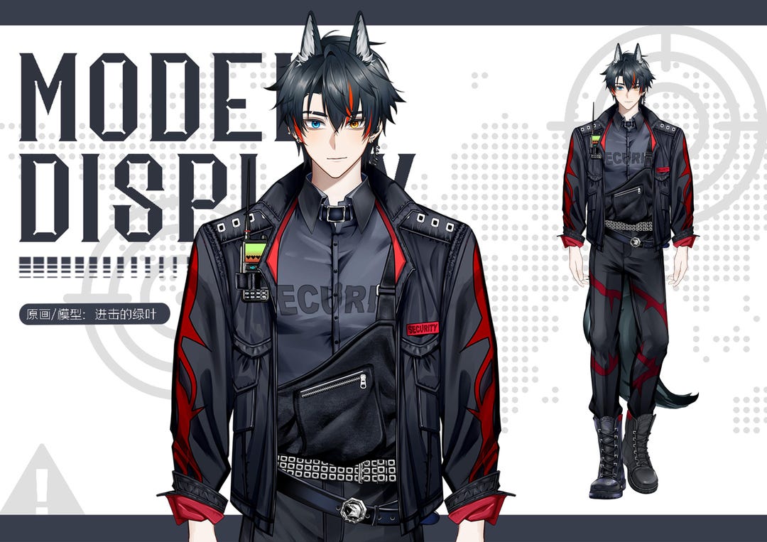 Wolfish Puppy- Live2d Vtuber Model | Commercial Use | Ready to Use ...