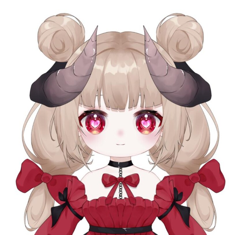 Baby Dark Demon Modelo Vtuber live2d / uso comercial / listo para usar ...