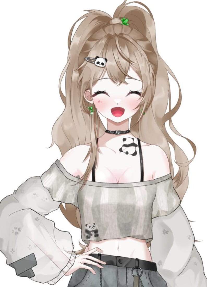 Cowgirl Vtuber Model | Live2d Full Body Design for Streamers - Etsy